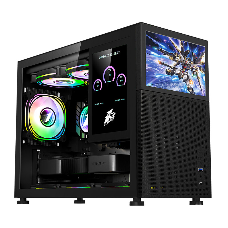 Carcasa 1stPLAYER® Gaming Mi6-EV Emotion View, display 8 inches, 4 ...